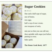 Sugar Cookies (1877) - The 1800's Housewife
