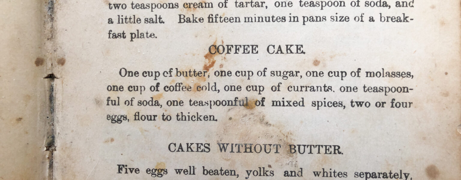Coffee Cake (1877) - The 1800s Housewife